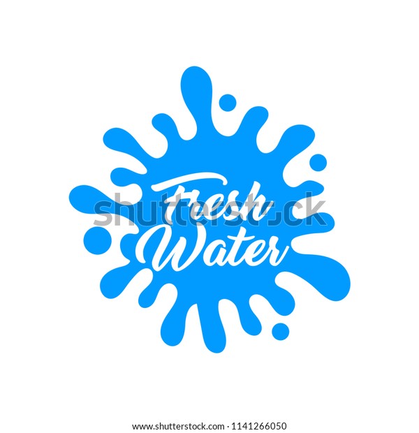 Fresh Water Logo Spring Water Logo Stock Vector (Royalty Free ...