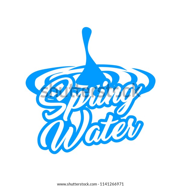Fresh Water Logo Spring Water Logo Stock Vector (Royalty Free ...