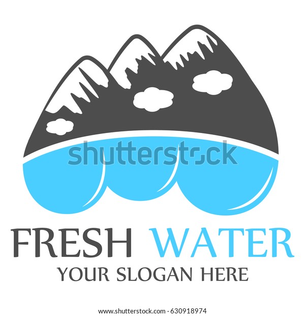 Fresh Water Logo Template Stock Vector (Royalty Free) 630918974 ...