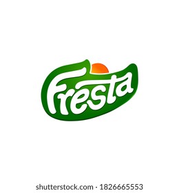Fresta Logo Green Hand Orange Sun Stock Vector (Royalty Free ...