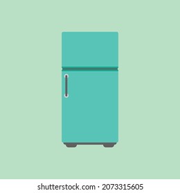 Fridge Cartoon Flat Vector Illustration Stock Vector (Royalty Free ...