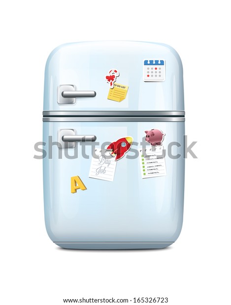 Fridge Magnets Stock Vector (Royalty Free) 165326723 | Shutterstock