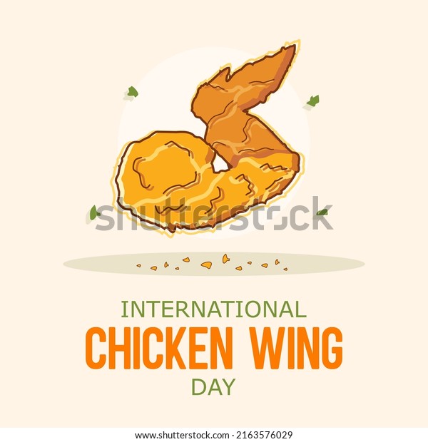 Fried Chicken Wing Cartoon Vector Illustration: เวกเตอร์สต็อก (ปลอดค่า ...