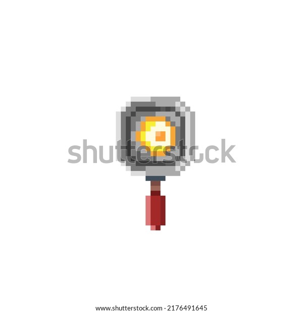 Fried Egg Pixel Art Style 库存矢量图（免版税）2176491645 | Shutterstock