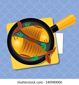 4,418 Cartoon fish fry Images, Stock Photos & Vectors | Shutterstock