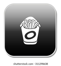 Fried Potato Icon Stock Vector (Royalty Free) 311298638 | Shutterstock