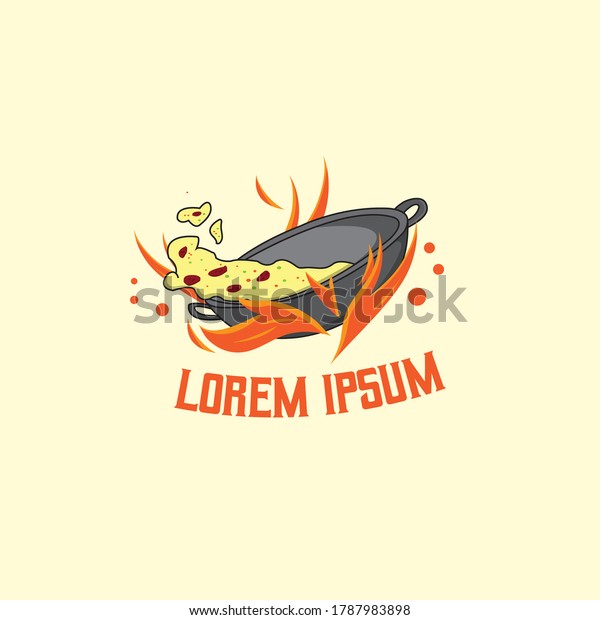 Fried Rice Logo Simple Illustration Good Stock Vector (Royalty Free ...