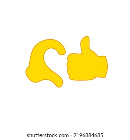 Friend Zone Hand Graphic Vector Illustration Stock Vector (Royalty Free ...