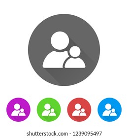 Friends App Icon Stock Vector (Royalty Free) 1239095497 | Shutterstock