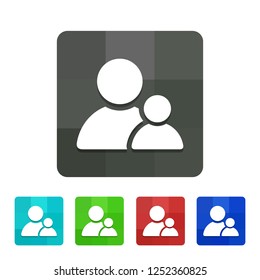 Friends App Icon Stock Vector (Royalty Free) 1252360825 | Shutterstock