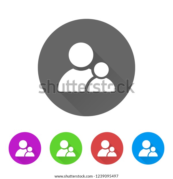 Friends App Icon Stock Vector (Royalty Free) 1239095497