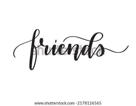 Friends Word Clipart | Free download on ClipArtMag