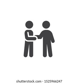 Friends Handshake Vector Icon Filled Flat Stock Vector (Royalty Free ...