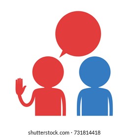 Talking Symbol Stock Vector (Royalty Free) 739296658 | Shutterstock