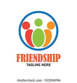 Friendship Logo Stock Vector (Royalty Free) 553396996 | Shutterstock