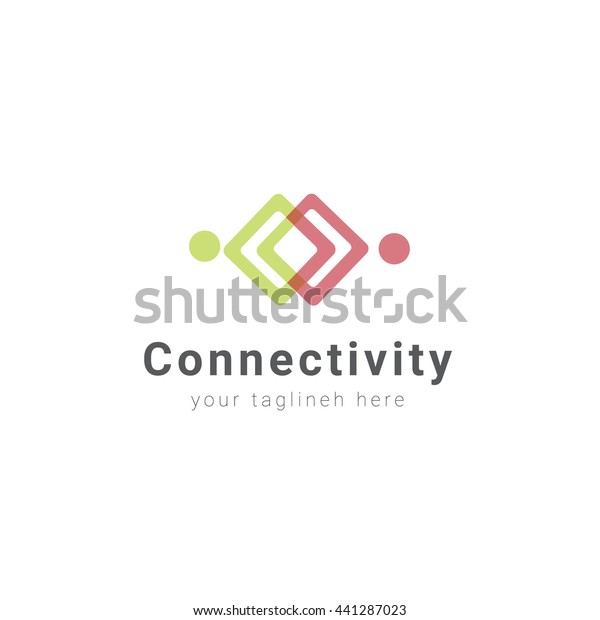 Friendship, Teamwork, Connectivity logo template