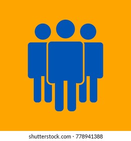 Friendship Teamwork Society Icon Vector Medium Stock Vector (Royalty ...