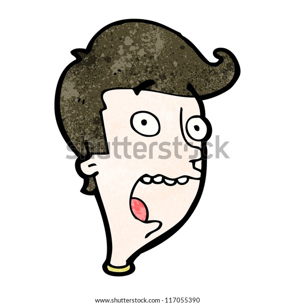 Frightened Boy Cartoon Stock Vector (Royalty Free) 117055390