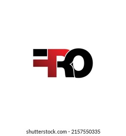 Fro Letter Monogram Logo Design Vector Stock Vector (Royalty Free ...