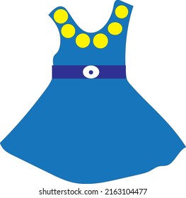 Frock Vector Illustration Image Clipart Stock Vector (Royalty Free ...
