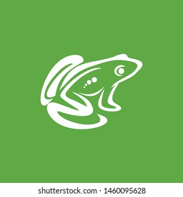 Frog Creep Logo Vector Minimalist Stock Vector (Royalty Free ...