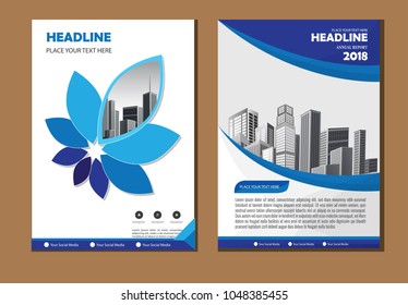 Design Cover Poster A4 Catalog Book Stock Vector (Royalty Free ...