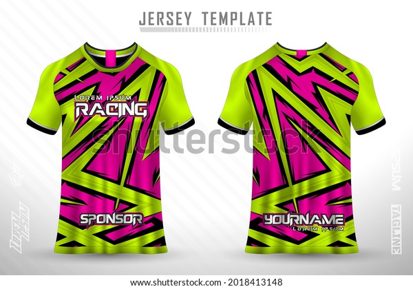 Front Back Tshirt Design Sports Design Stock Vector (Royalty Free ...