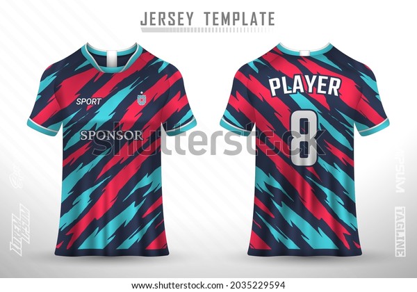 Front Back Tshirt Design Sports Design Stock Vector (Royalty Free ...