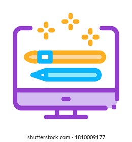 Front End Design Icon Vector Front Stock Vector (Royalty Free ...