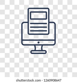 Front End Icon Trendy Front End Stock Vector (Royalty Free) 1260908647 ...