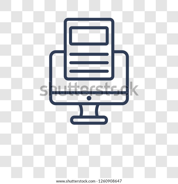 Front End Icon Trendy Front End Stock Vector (Royalty Free) 1260908647 ...