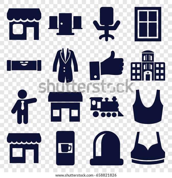 Front Icons Set Set 16 Front Stock Vector (Royalty Free) 658821826 ...