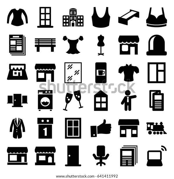 Front Icons Set Set 36 Front Stock Vector (Royalty Free) 641411992 ...