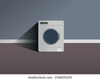 Front Load Washing Machine Dryer Stock Vector (Royalty Free) 2196076195 ...