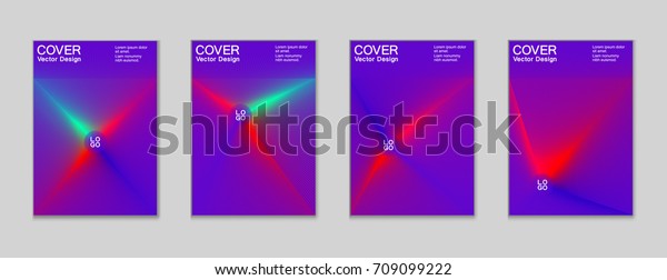 Front Page Trendy Futuristic Design Business Stock Vector (Royalty Free ...