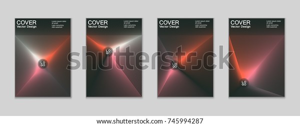 Front Page Trendy Futuristic Design Business Stock Vector (Royalty Free ...