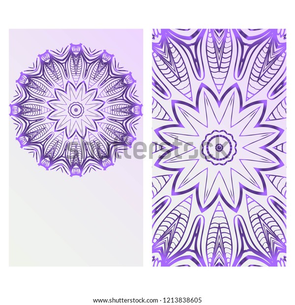 Front Rear Side Mandala Design Elements Stock Vector (Royalty Free ...