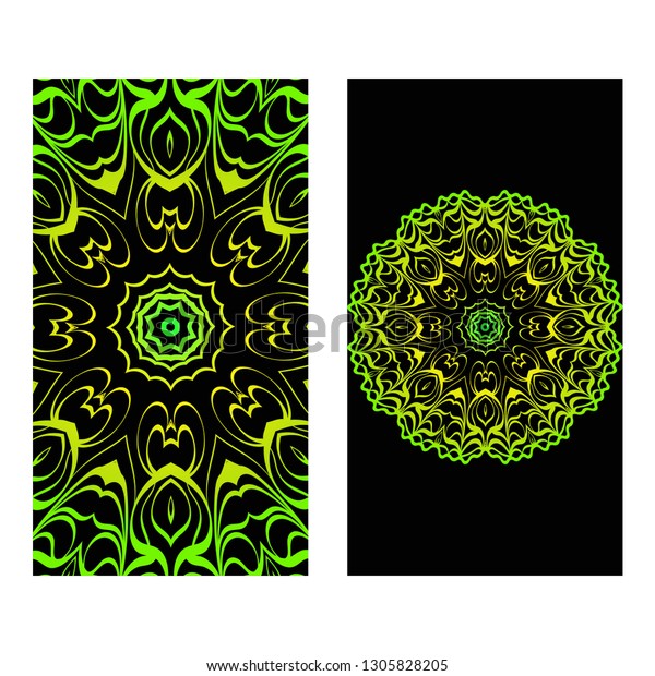 Front Rear Side Mandala Design Elements Stock Vector (Royalty Free ...