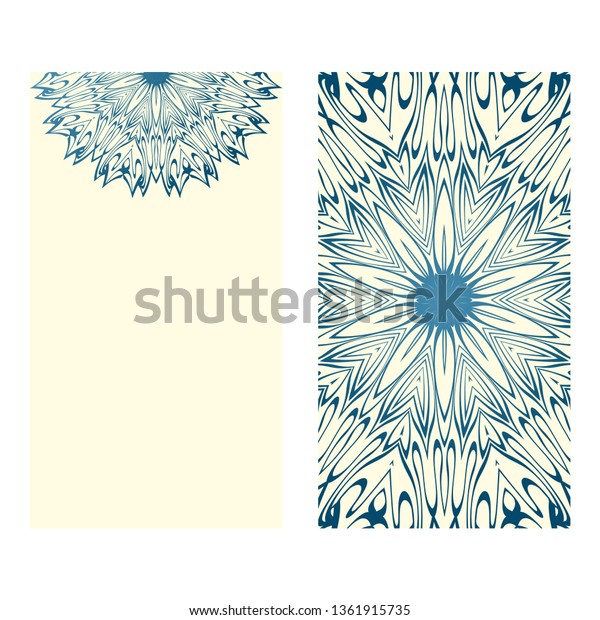 Front Rear Side Mandala Design Elements Stock Vector (Royalty Free ...