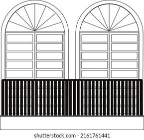Front Side Home Design Vector Complete Stock Vector (Royalty Free ...