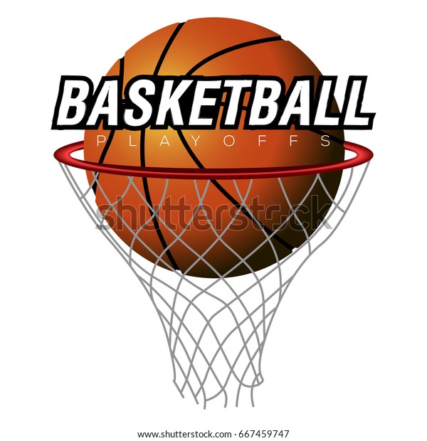Front View Basketball Net Ball Vector Stock Vector (Royalty Free ...