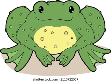 286 Frog front view Stock Illustrations, Images & Vectors | Shutterstock