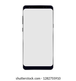 Front View Touch Phone Stock Vector (Royalty Free) 1282755910 ...