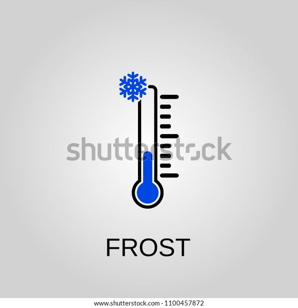 Frost Icon Frost Symbol Flat Design Stock Vector (Royalty Free) 1100457872