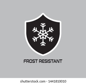 Frost Resistant Icon Vector Design Stock Vector (Royalty Free ...