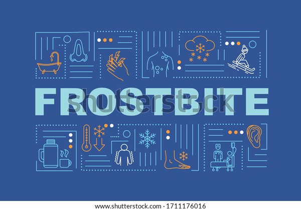 Frostbite Chilblain First Aid Therapy Hypothermia Stock Vector (Royalty ...