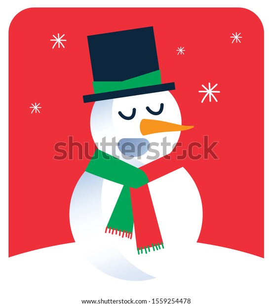Frosty Snowman Emotion Faces Expression Stock Vector (Royalty Free ...
