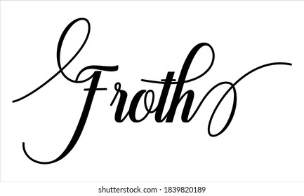 Freeze Script Typography Cursive Calligraphy Black: เวกเตอร์สต็อก (ปลอด ...
