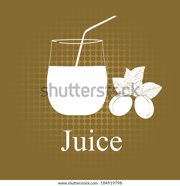 Fruit Juice Symbols Vector Illustration Stock Vector (Royalty Free ...