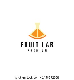 Fruit Lab Logo Design Template Stock Vector (Royalty Free) 1459892888